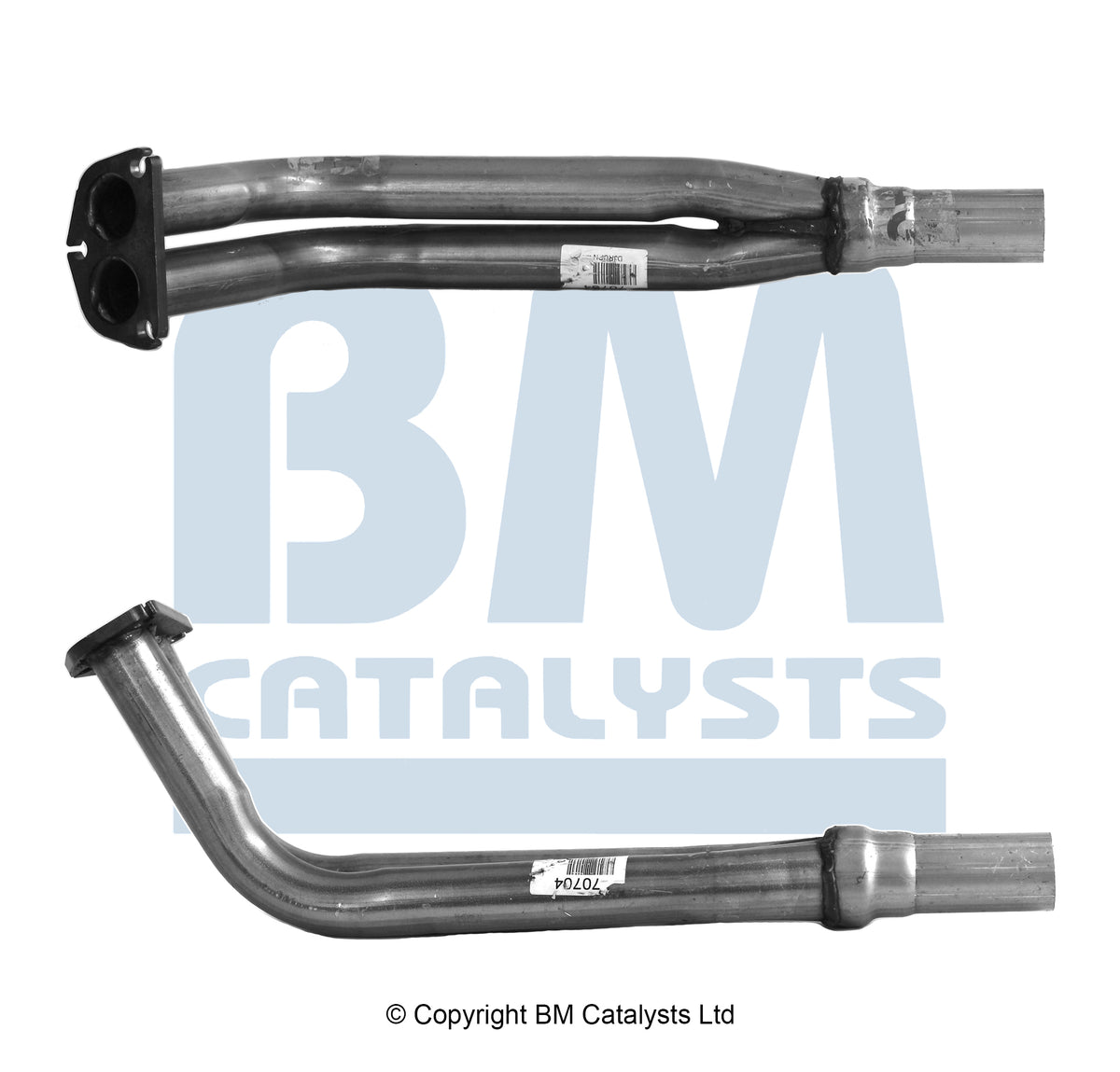 BM Catalysts BM70704 Front Pipe | Exhaust Pipe | ESR225 – QBEC MOTOR PARTS